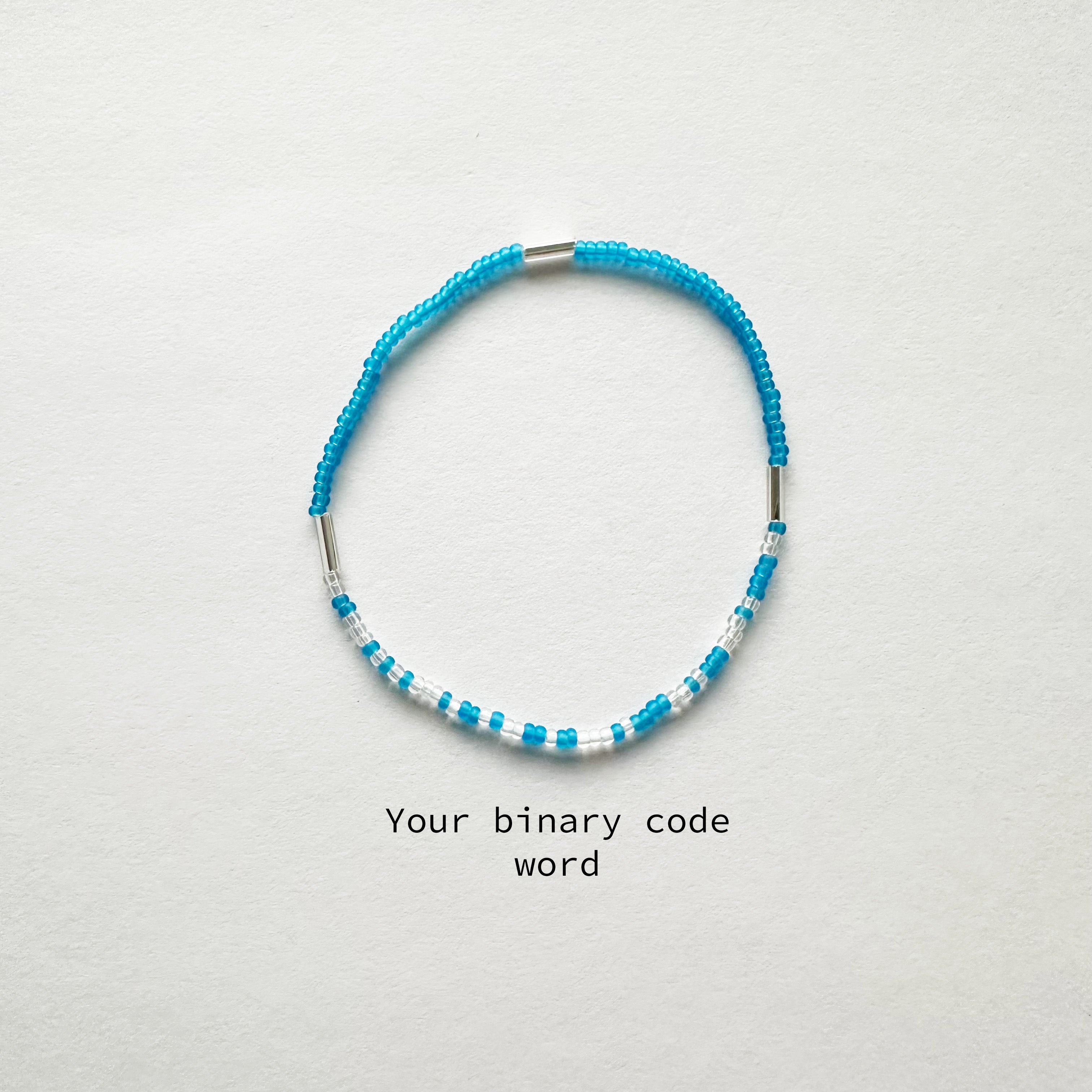 Custom Word Binary Code Bracelet – The Binary Code Shop by Uplighten